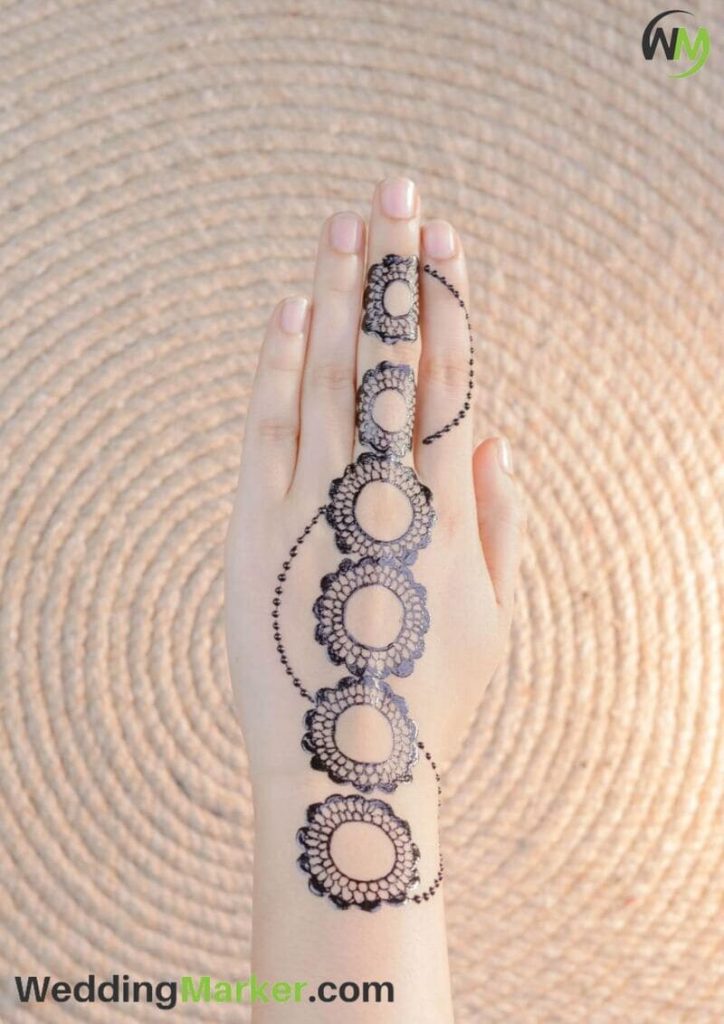 100+ Simple Mehndi Designs For Back Hands | WeddingMarker